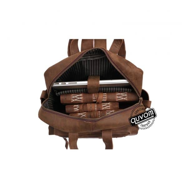 The Companion Hunter Leather Rustic Backpack – Quvom.com